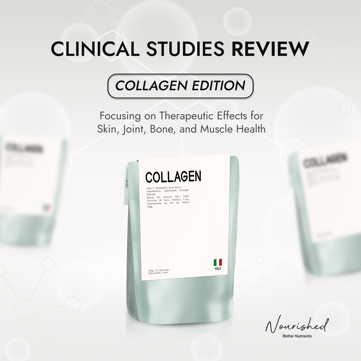 COLLAGEN PEPTIDE: A Review of Clinical Studies on its Therapeutic Effe ...