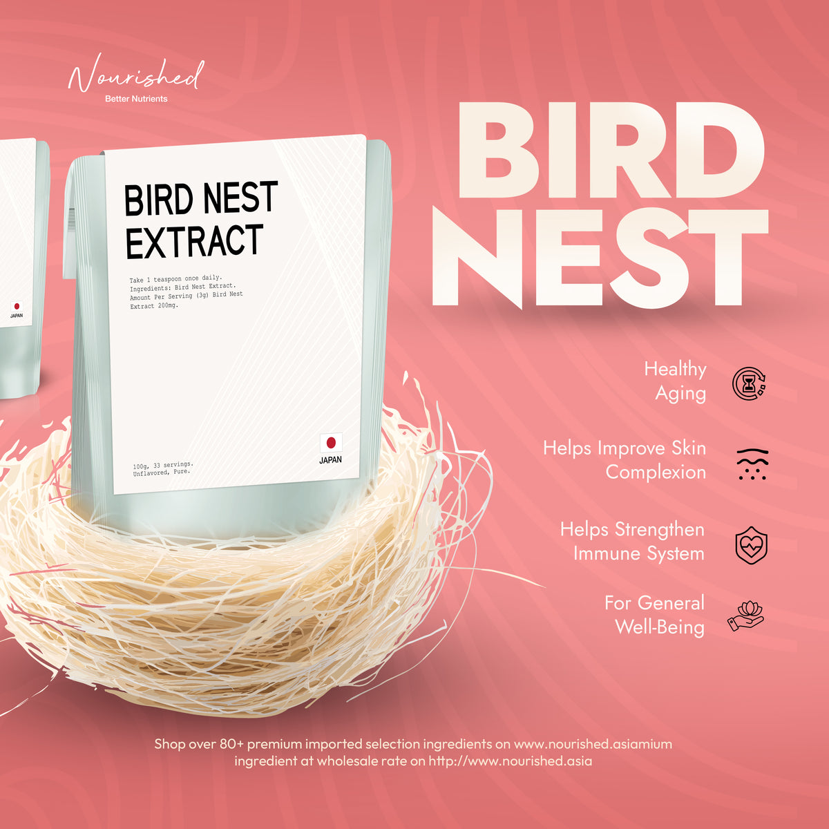Nourished Bird Nest Extract | Vitamins, Supplements, Premium Health ...