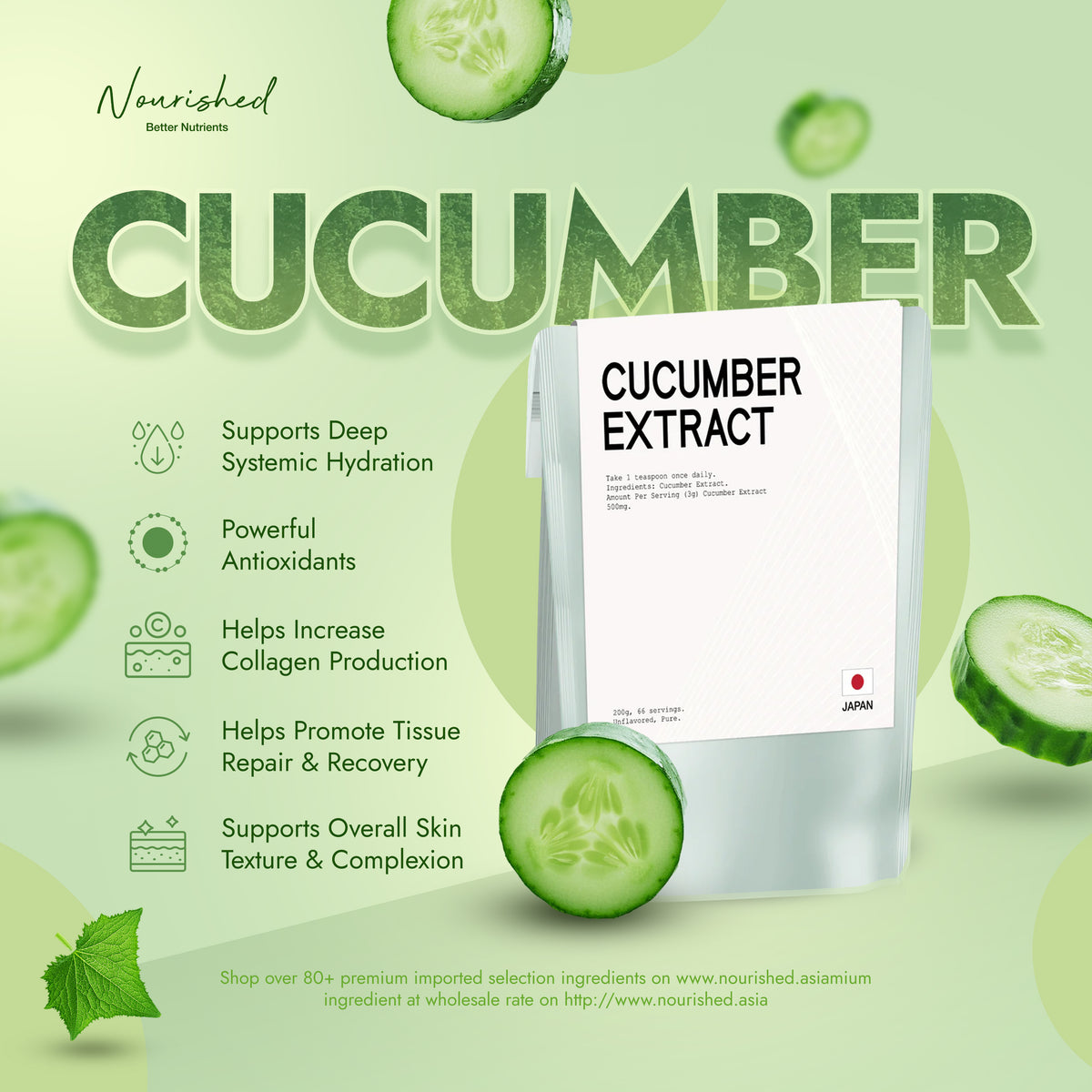 Cucumber Extract – Nourished Asia