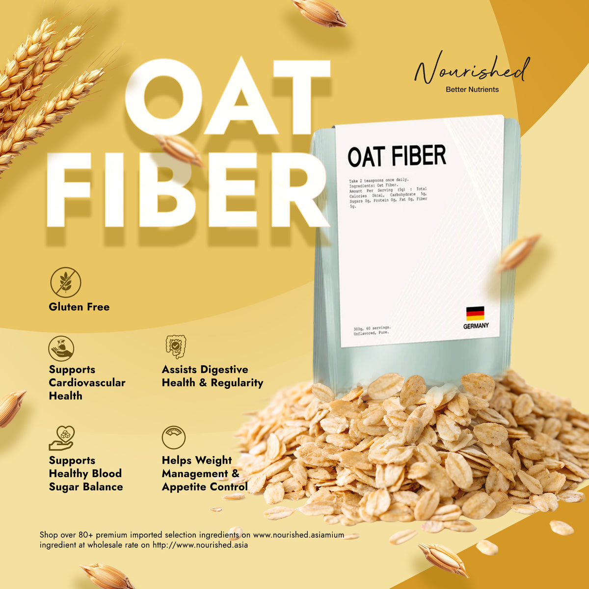 Oat Fiber – Nourished Asia